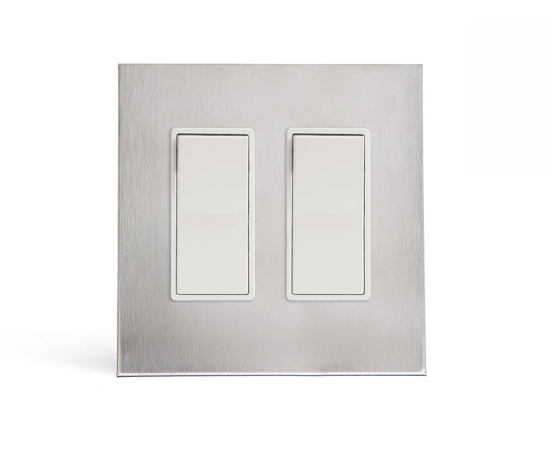 Stainless Steel Screwless Magnetic Light Switch Cover – kul grilles