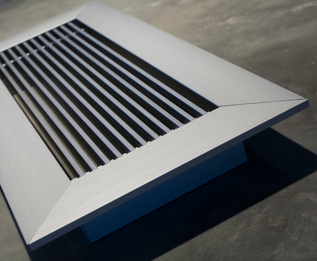Modern, Decorative Vent Cover | Floor Register - Anodized Clear – kul ...